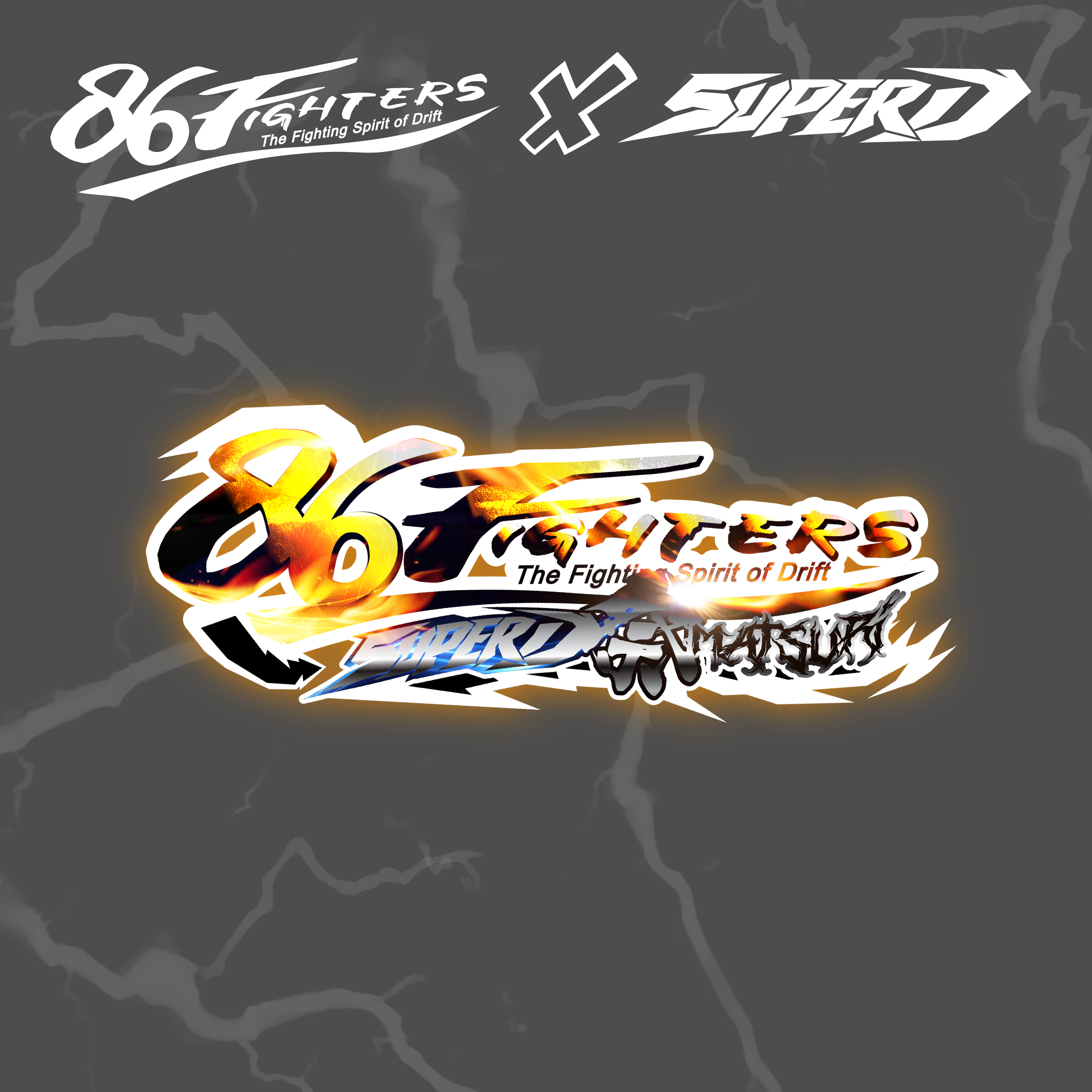 Super D Matsuri x 86 Fighters Limited Edition Sticker